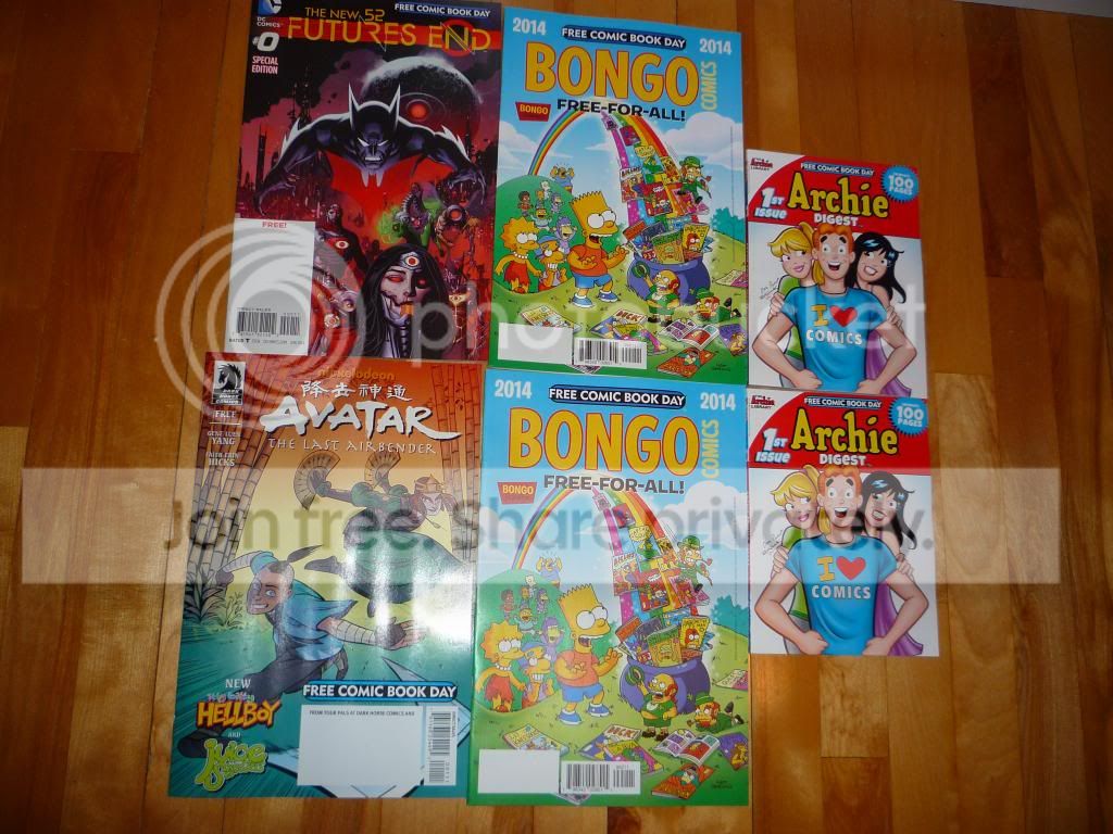 Free Comic Book Day Brag with *PIC*
